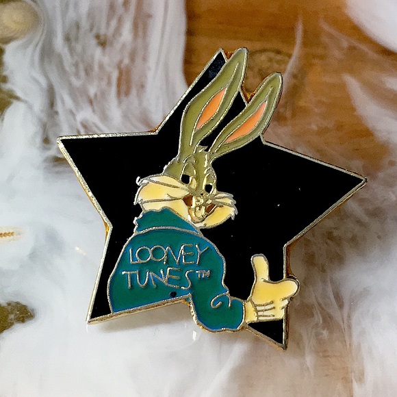 Warner Bros. | Jewelry | 99 Wb Bunny Collectible Lapel Pin | Poshmark